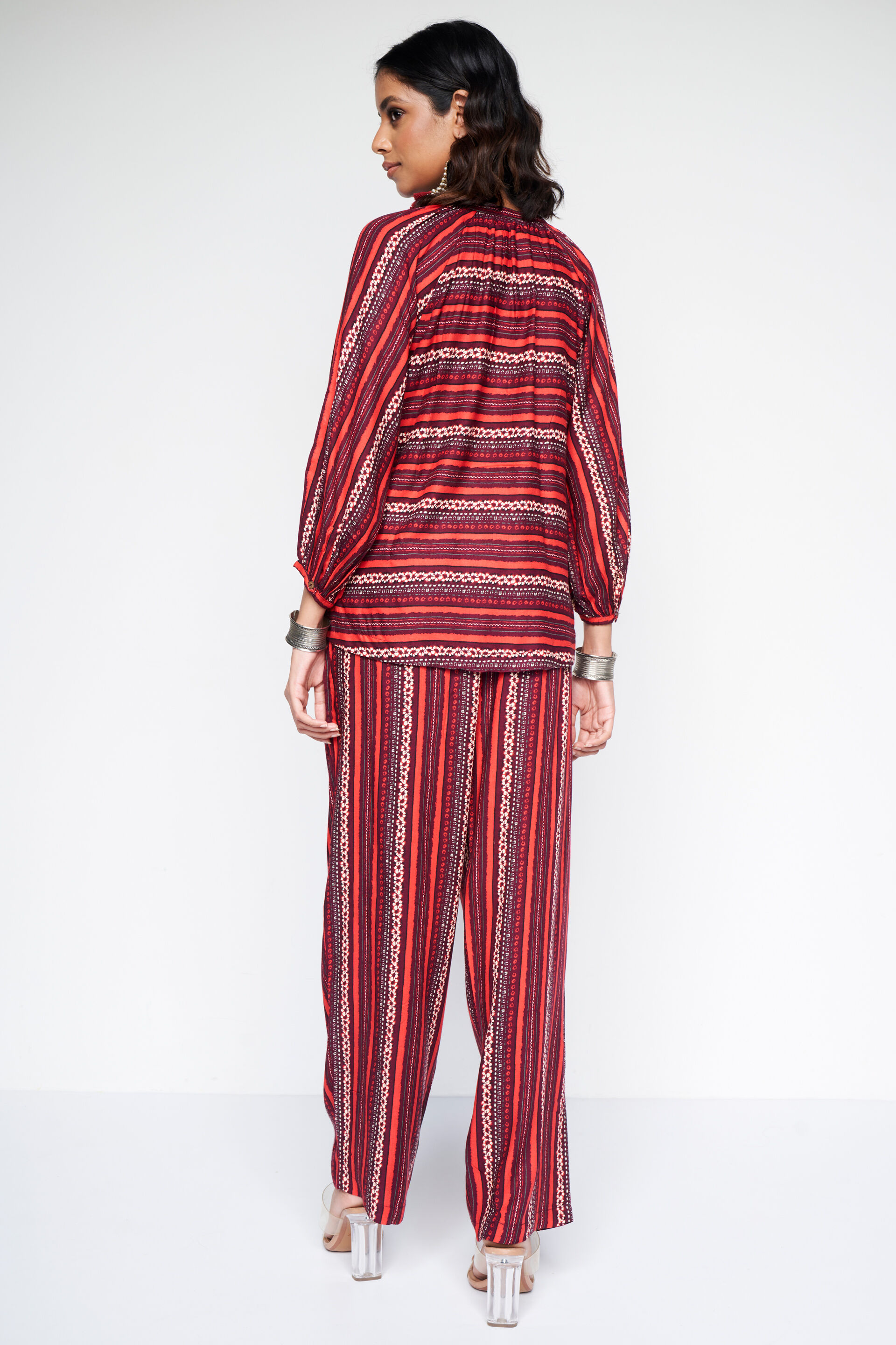 Buy Shades Of Red Co-ords Set Online for Women from Globaldesi ...